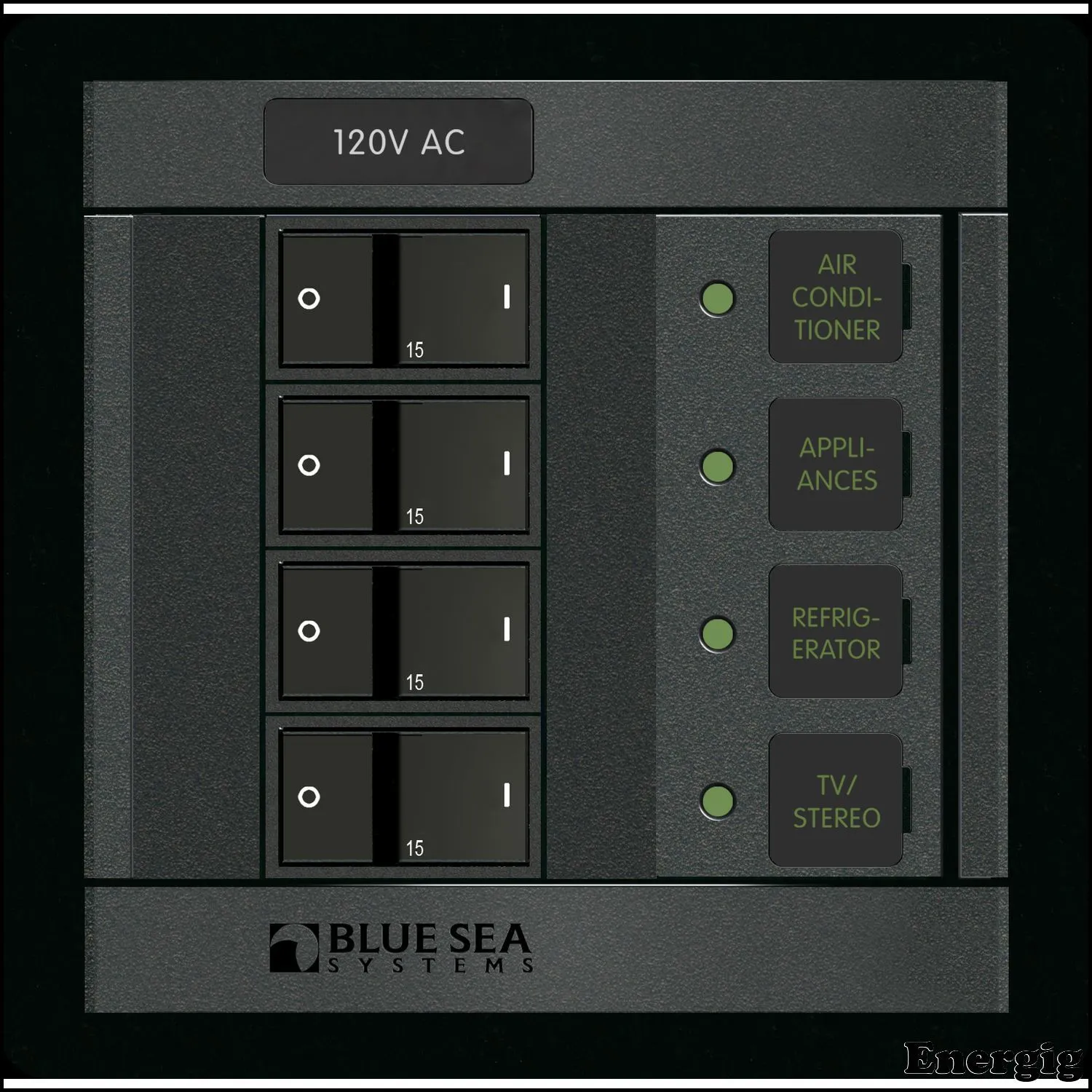 Panel 360, 120VAC - AC paneler - Blue Sea Systems